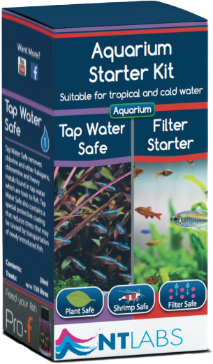 NT Labs Starter Kit - Aquarium Water Treatment Tap Safe & Filter Start – Aquascaping Express