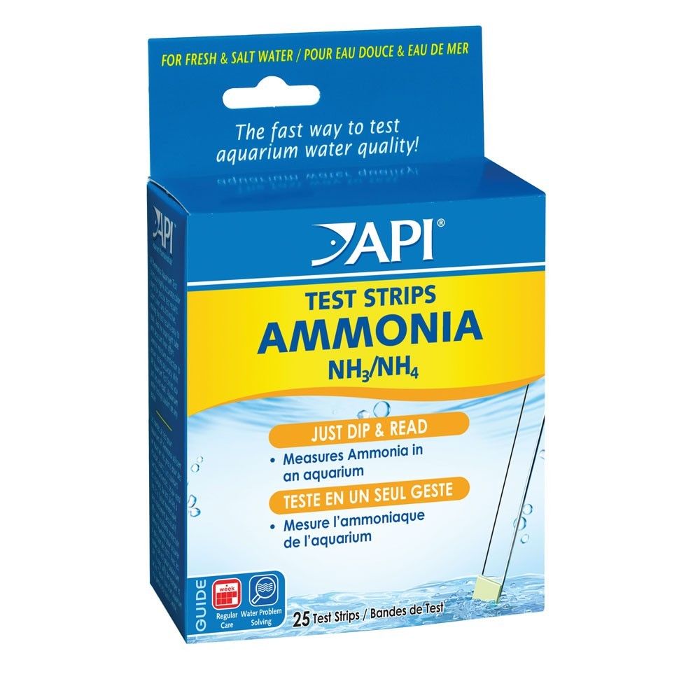 API Ammonia Test Strips (25 pcs) - Water Test Set for Aquariums ...
