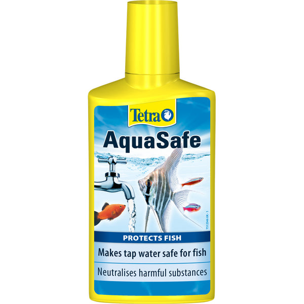 Tetra Aquasafe Tap Safe Water Conditioner Dechlorinator for Aquariums ...